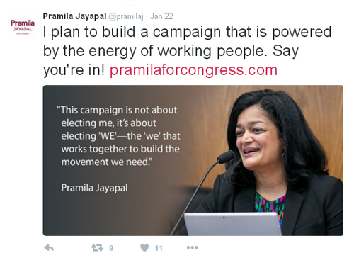 Jayapal poised for Congress?